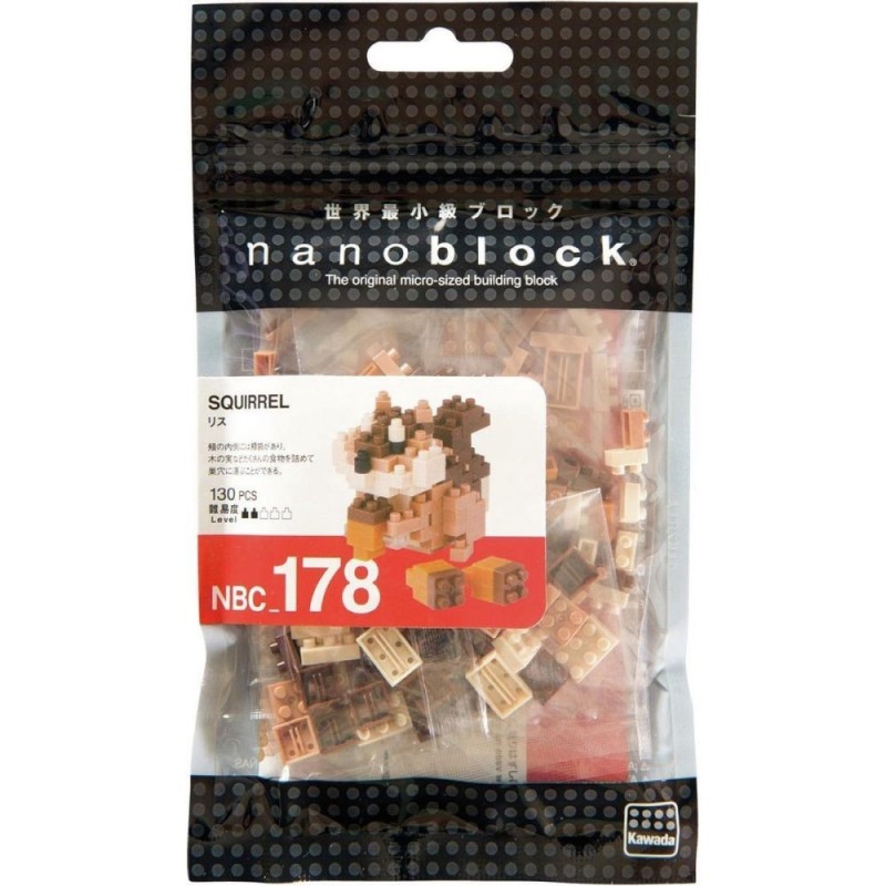 Sachet Nanoblock - Ecureuil NBC-178